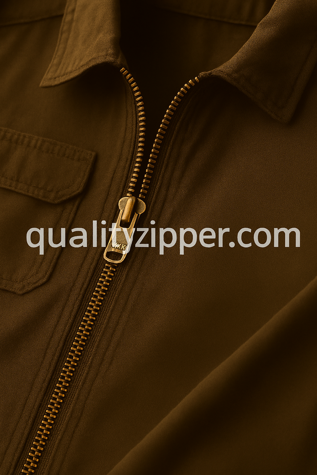 YKK 5 Antique Brass Metal Jacket Zipper 30 Separating ykk-5-antique-brass-metal-jacket-zipper-30-separating